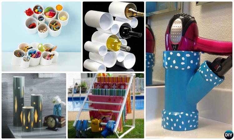 20 DIY PVC Home Organization Projects
