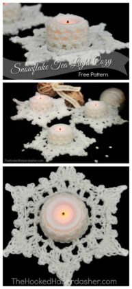 Crochet Tealight Candle Holder Free Patterns Instructions