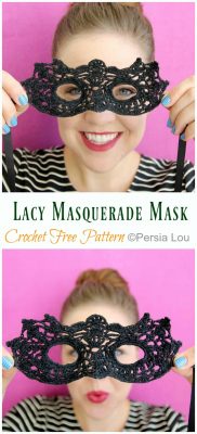 Masquerade Beauty Crochet Eye Mask Patterns