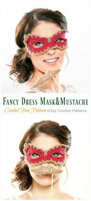 Masquerade Beauty Crochet Eye Mask Patterns