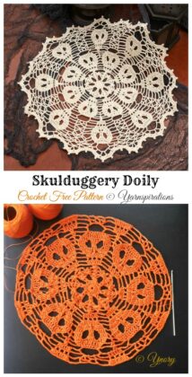 Halloween Doily Crochet Free Patterns • DIY How To