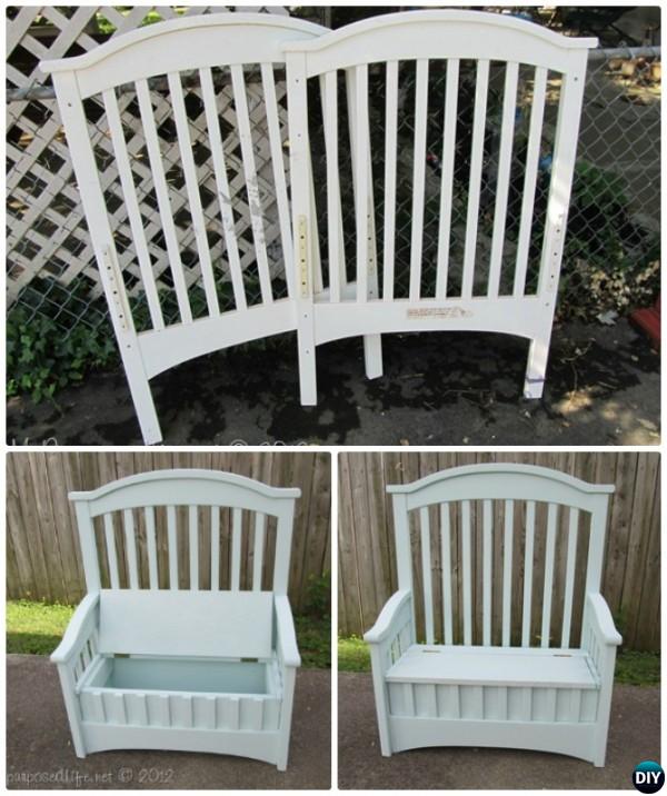 8 DIY Bed Frame Garden Bench Projects [Picture Instructions]