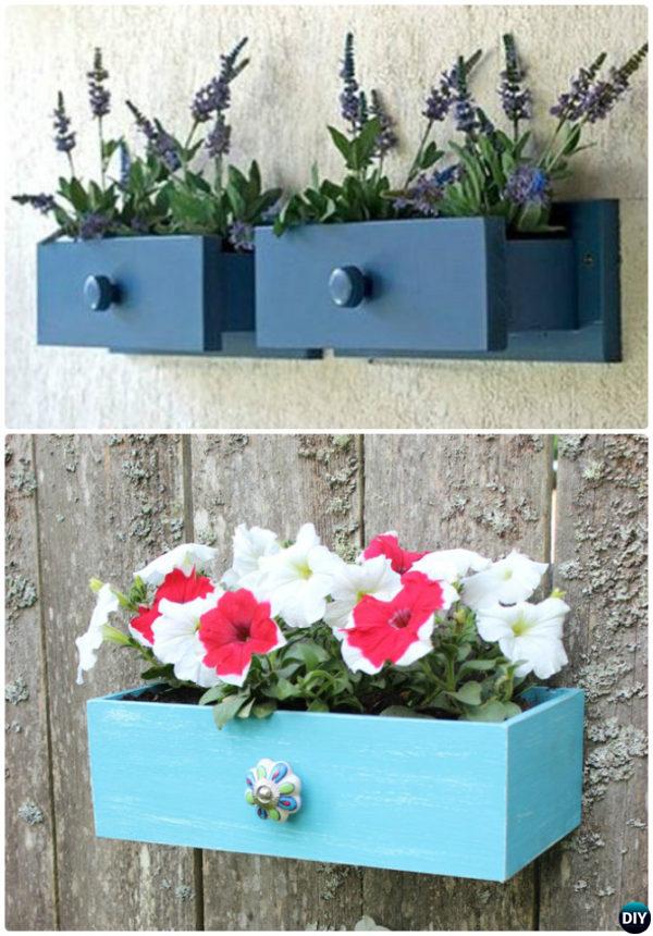 Best Recycle Old Drawers Garden Planter DIY Ideas Projects