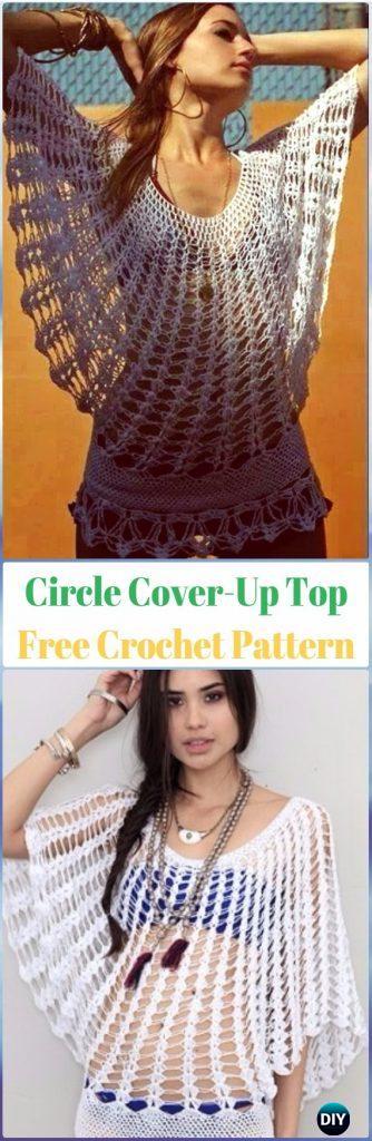 Crochet Beach Cover Up Free Patterns Women Summer Top