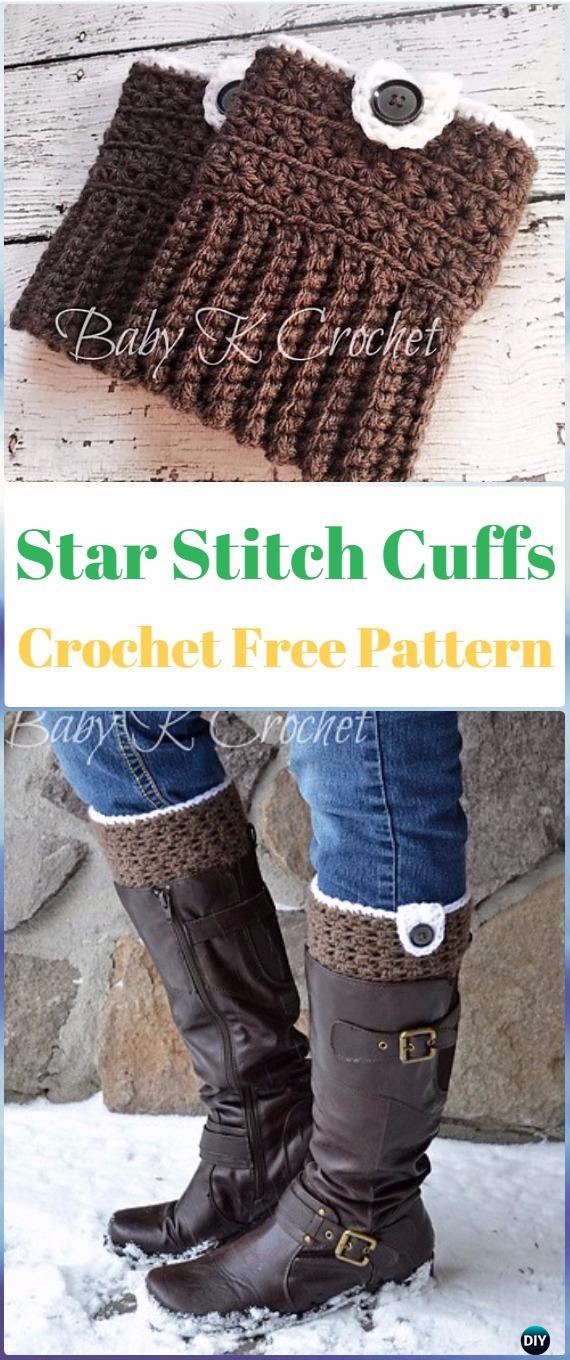 Crochet Boot Cuffs & Toppers Free Patterns & Tutorials