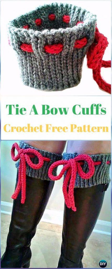 Crochet Boot Cuffs & Toppers Free Patterns & Tutorials
