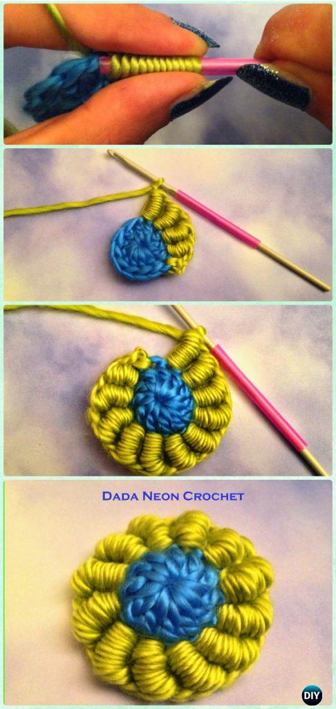 Crochet Bullion Stitch Free Patterns & Instructions [Video]