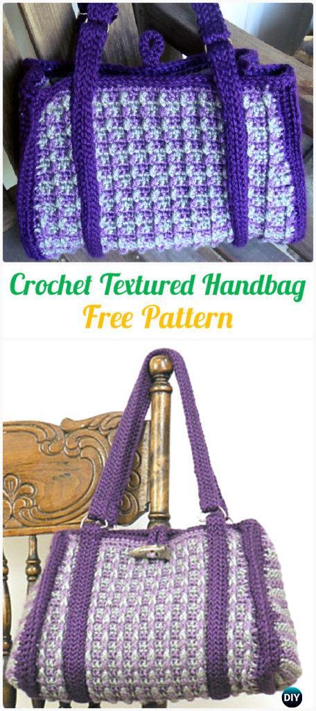 Crochet Handbag Free Patterns & Instructions
