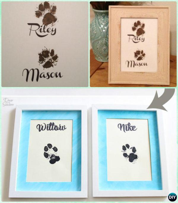 DIY Puppy Paw Print Craft Ideas Projects [Instructions]