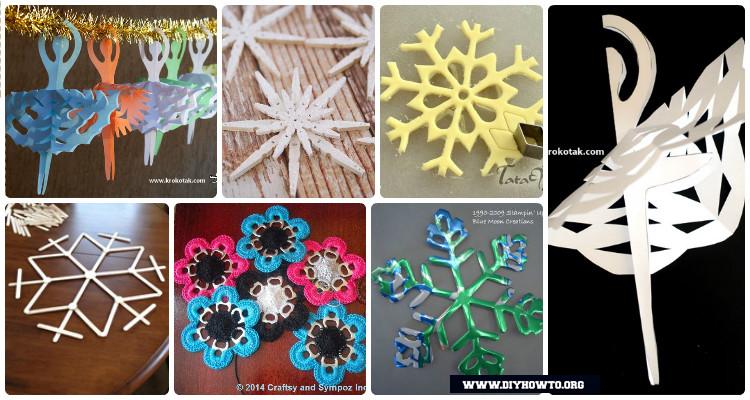 DIY Snowflake Craft Ideas Projects [Picture Instructions]