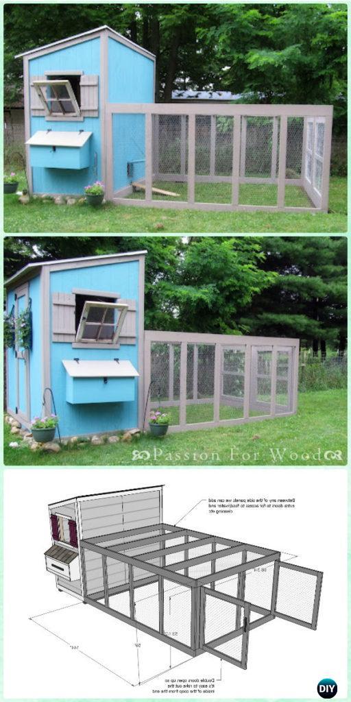 DIY Wood Chicken Coop Free Plans & Instructions